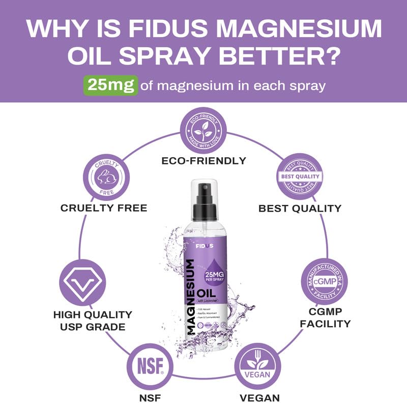 natural magnesium spray for stress relief