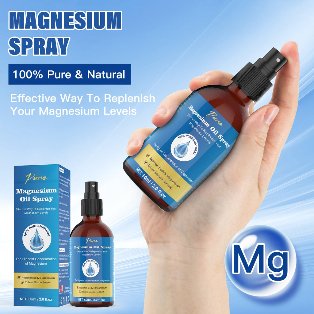 natural magnesium spray for stress relief
