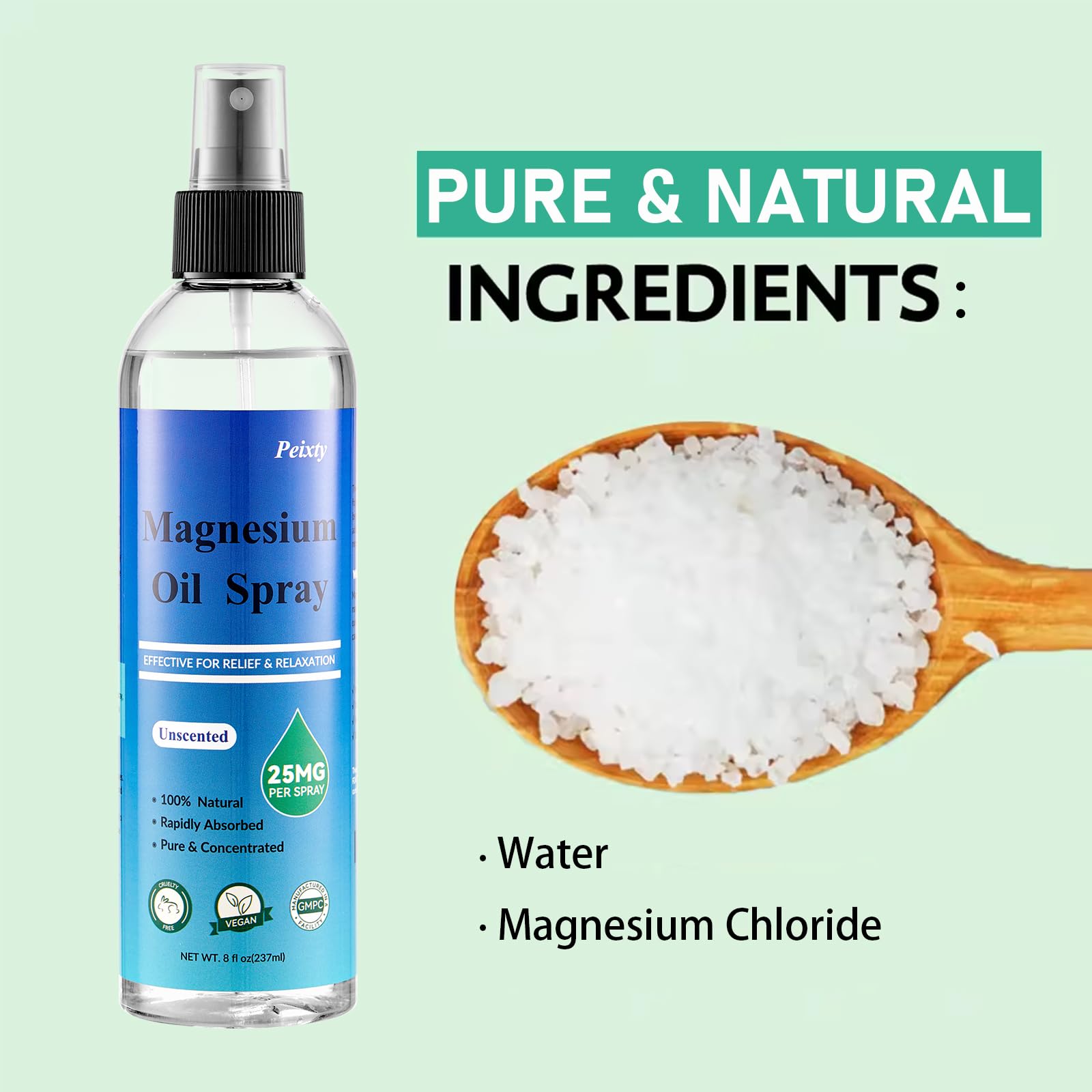 natural magnesium spray for stress relief