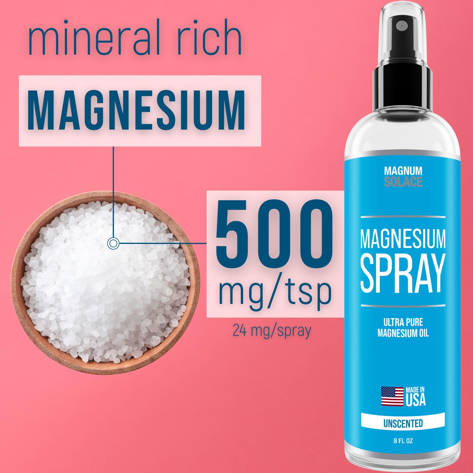 natural magnesium spray for stress relief