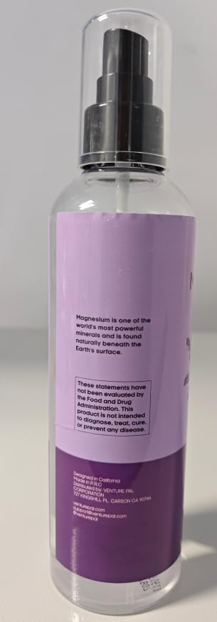 natural magnesium spray for stress relief