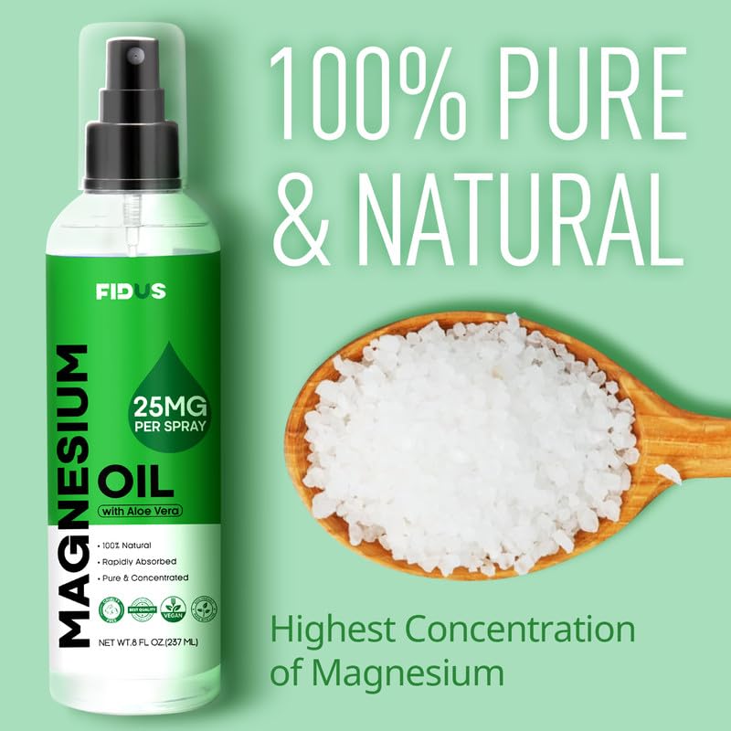 natural magnesium spray with aloe