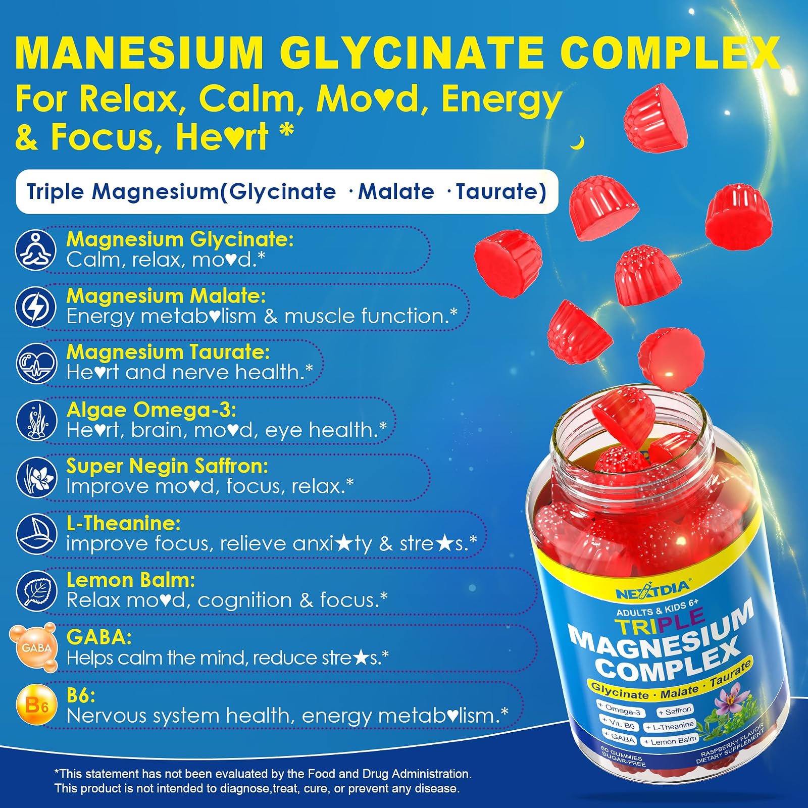 Natural magnesium supplement for better sleep