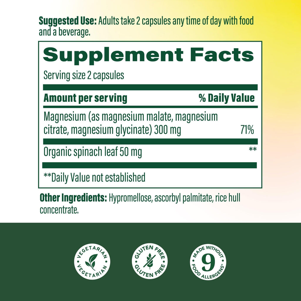 Natural magnesium supplement for daily wellness