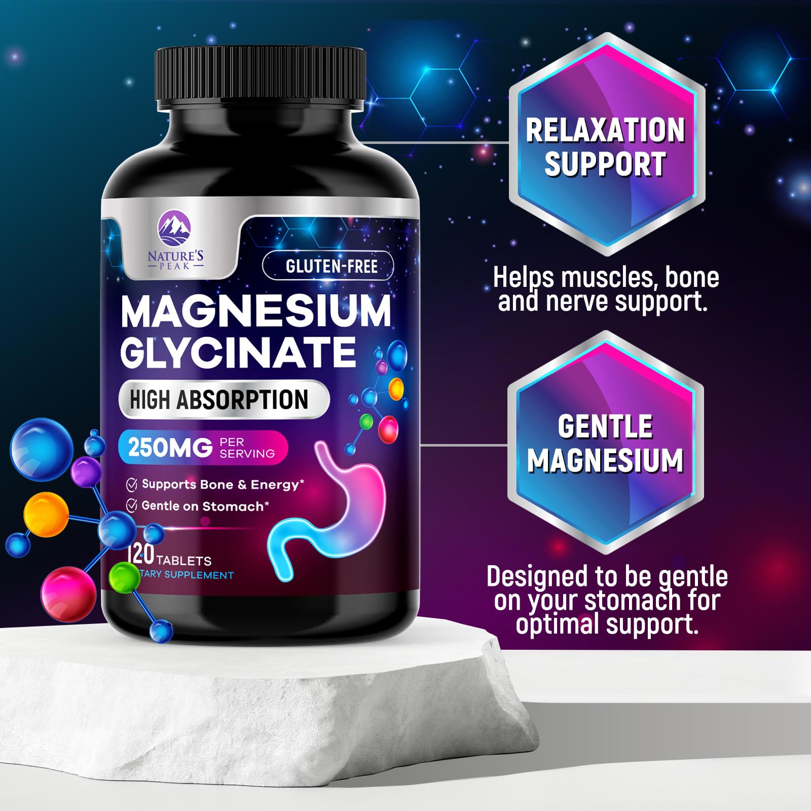 Natural magnesium supplement for daily wellness