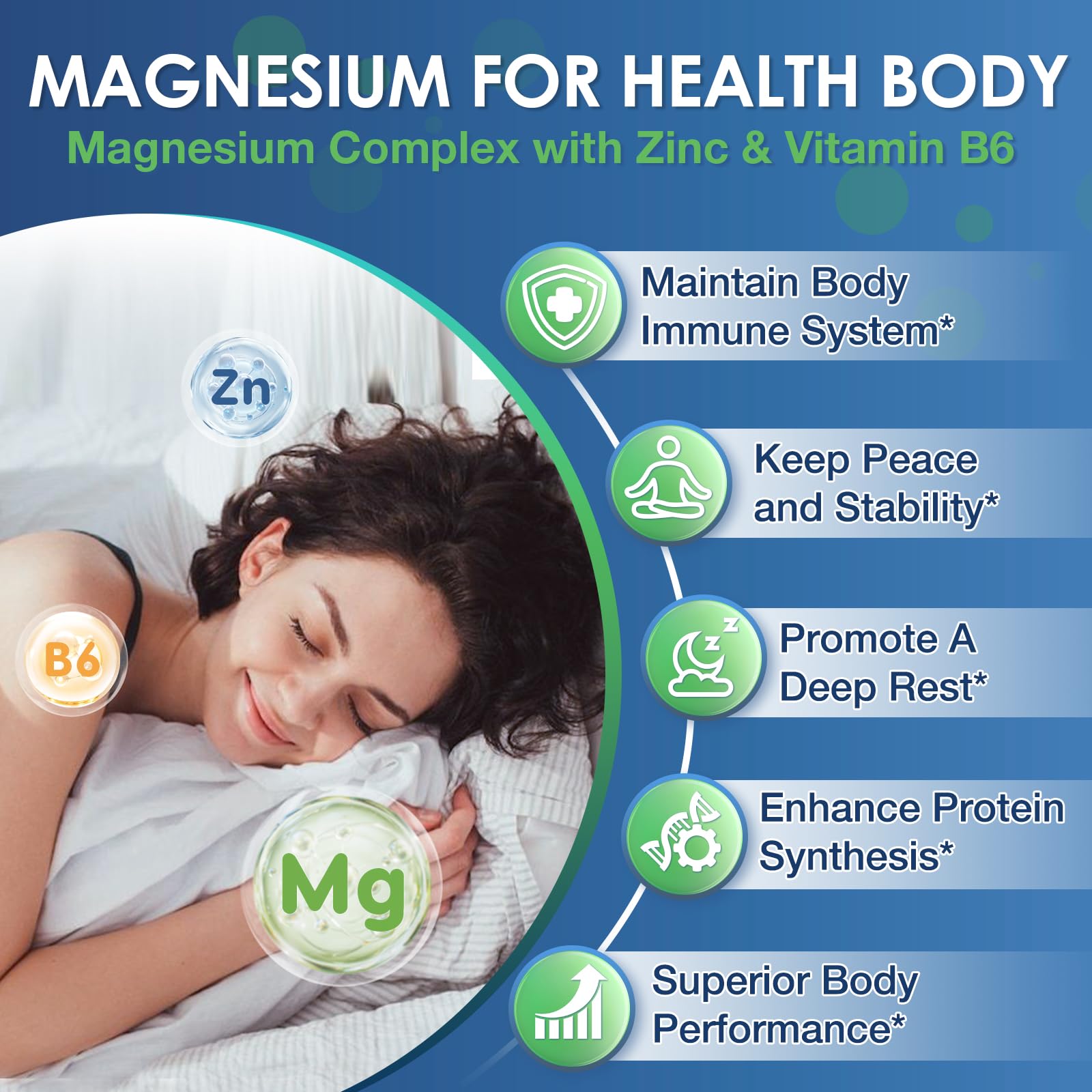 Natural magnesium supplement for energy