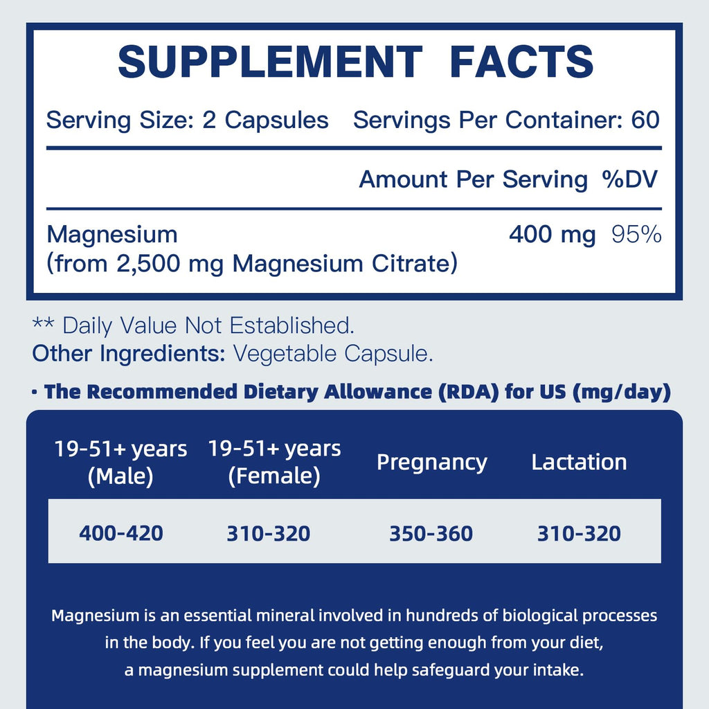 natural magnesium supplement for energy