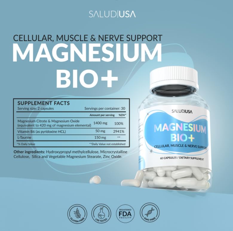 Natural magnesium supplement for energy