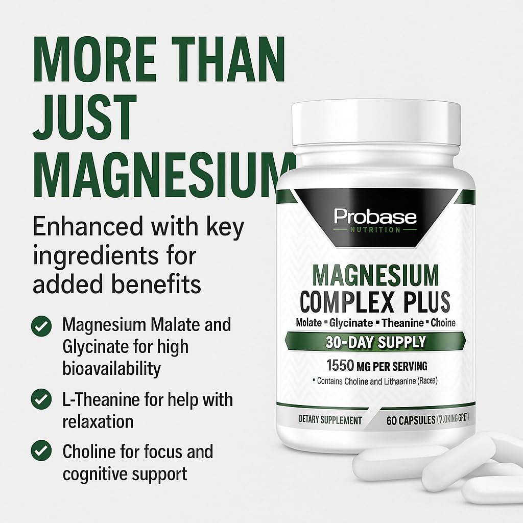 Natural magnesium supplement for energy