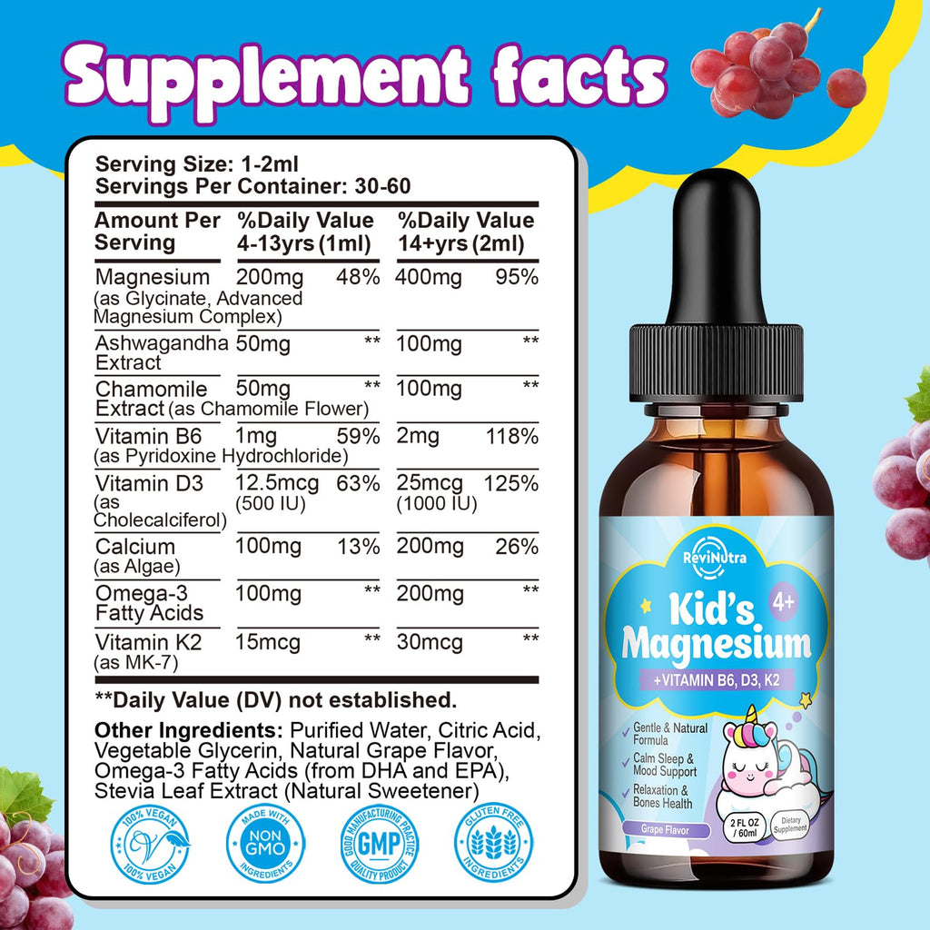 natural magnesium supplement for kids