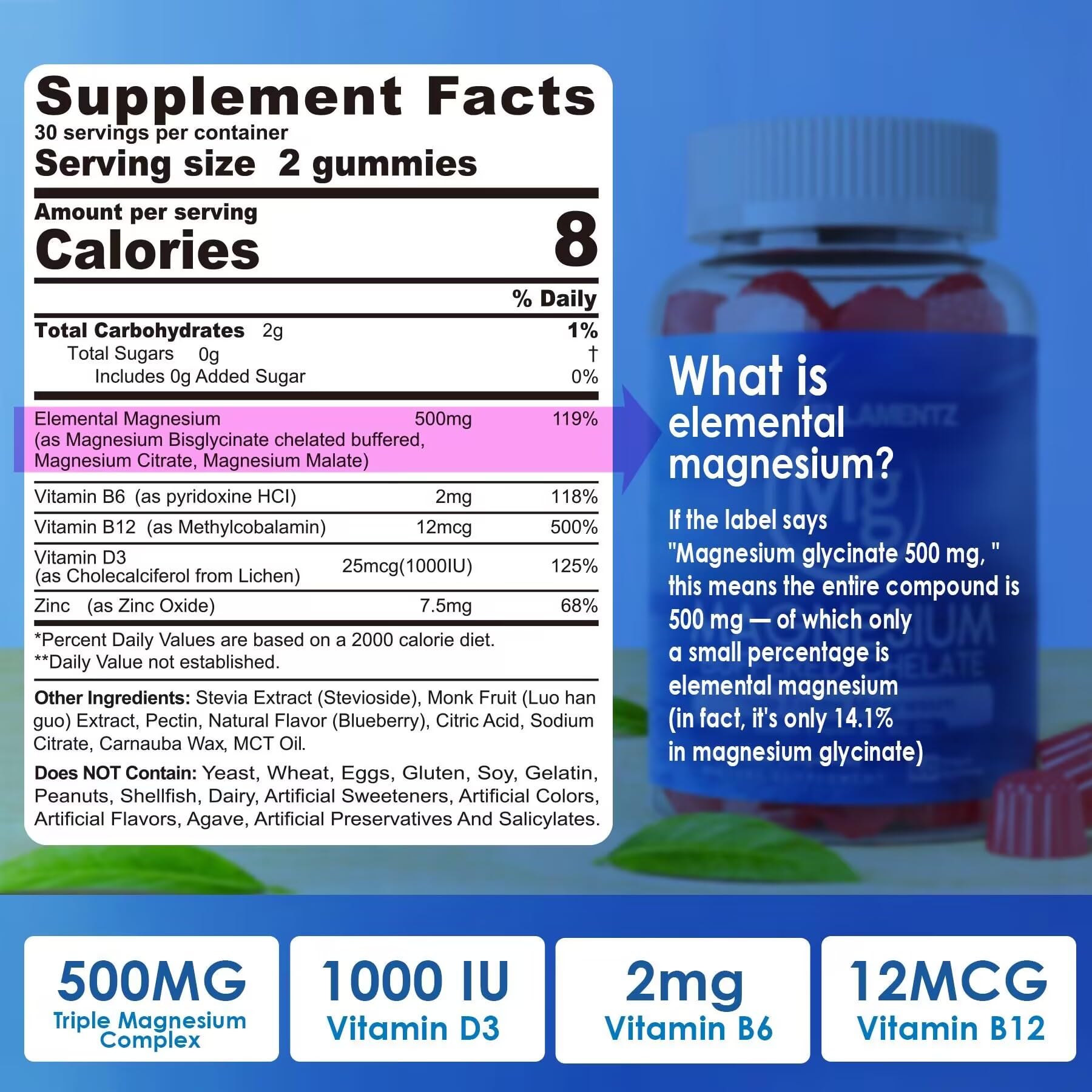 natural magnesium supplement for migraines