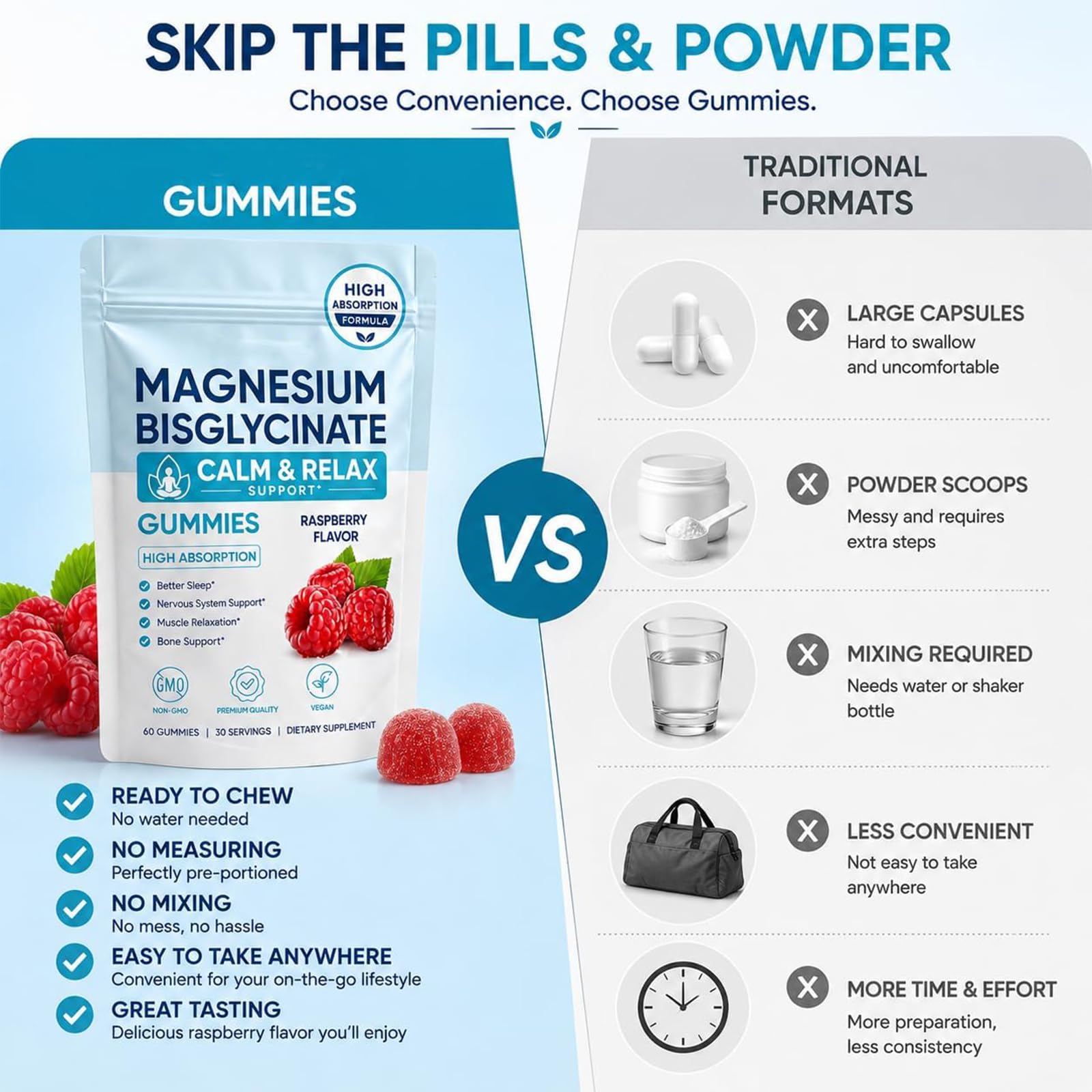 Natural magnesium supplement for muscle health