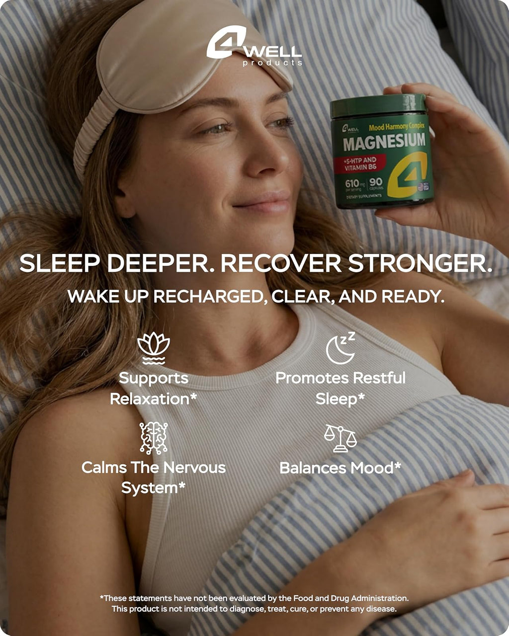Natural magnesium supplement for relaxation