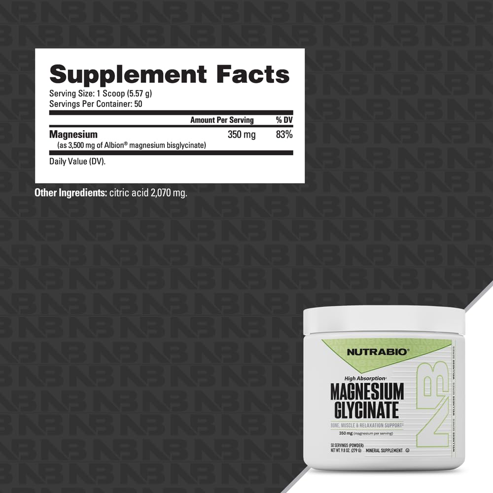 Natural magnesium supplement for relaxation