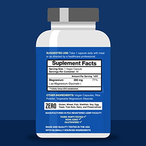 Natural magnesium supplement for relaxation