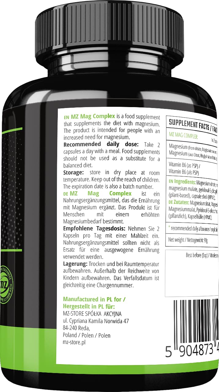 Natural magnesium supplement for relaxation