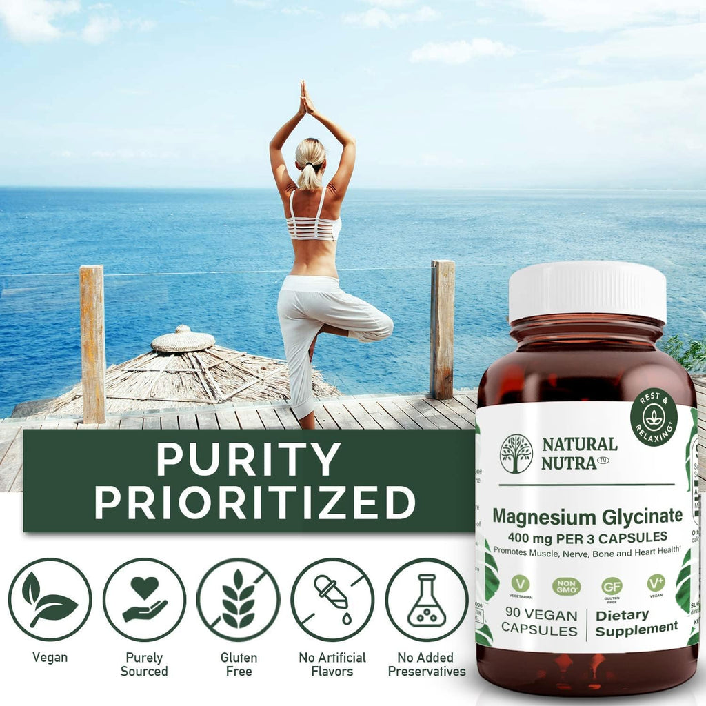 Natural magnesium supplement for relaxation