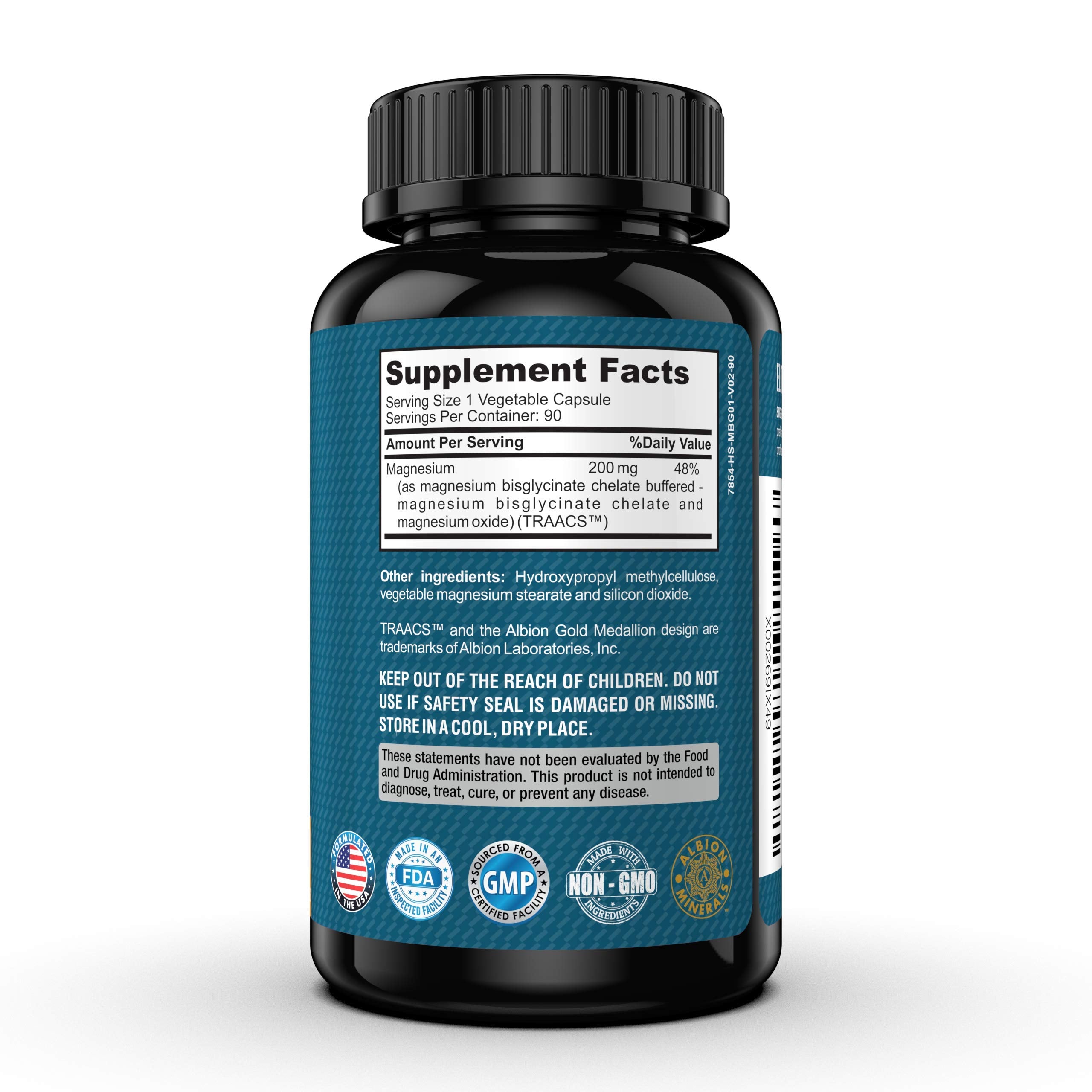 Natural magnesium supplement for relaxation