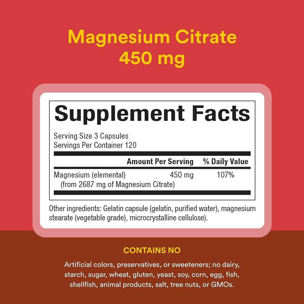 Natural magnesium supplement for relaxation