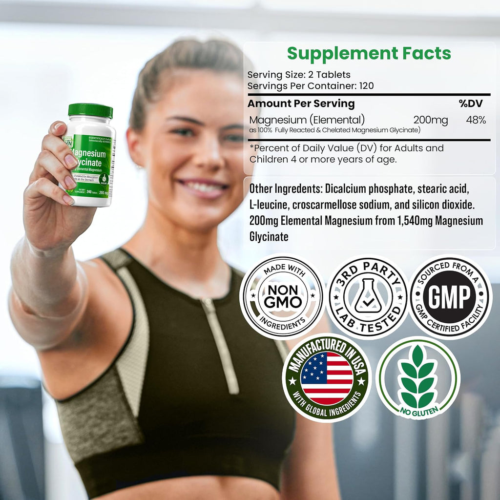 Natural magnesium supplement for relaxation