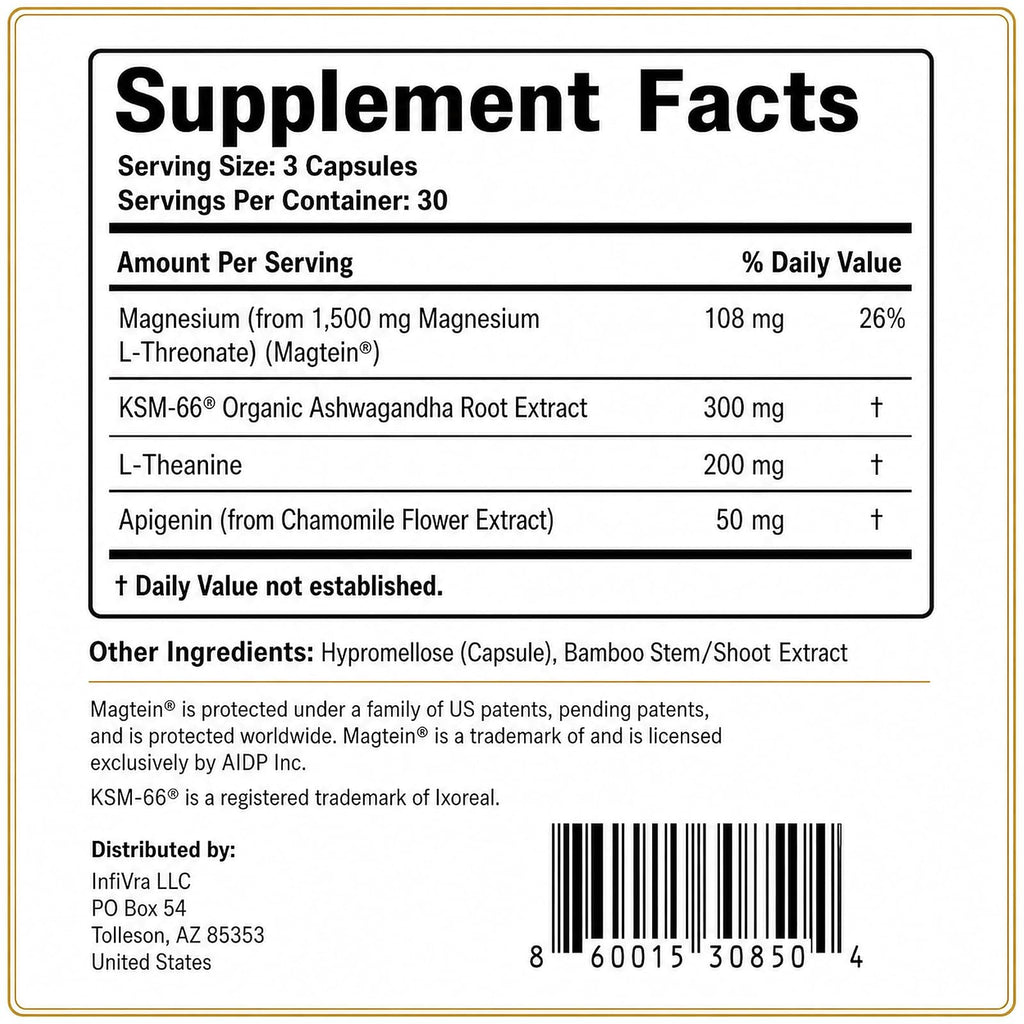 Natural magnesium supplement for relaxation
