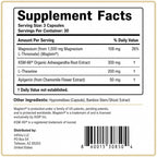 Natural magnesium supplement for relaxation
