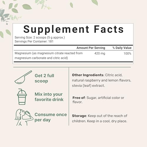 Natural magnesium supplement for sleep