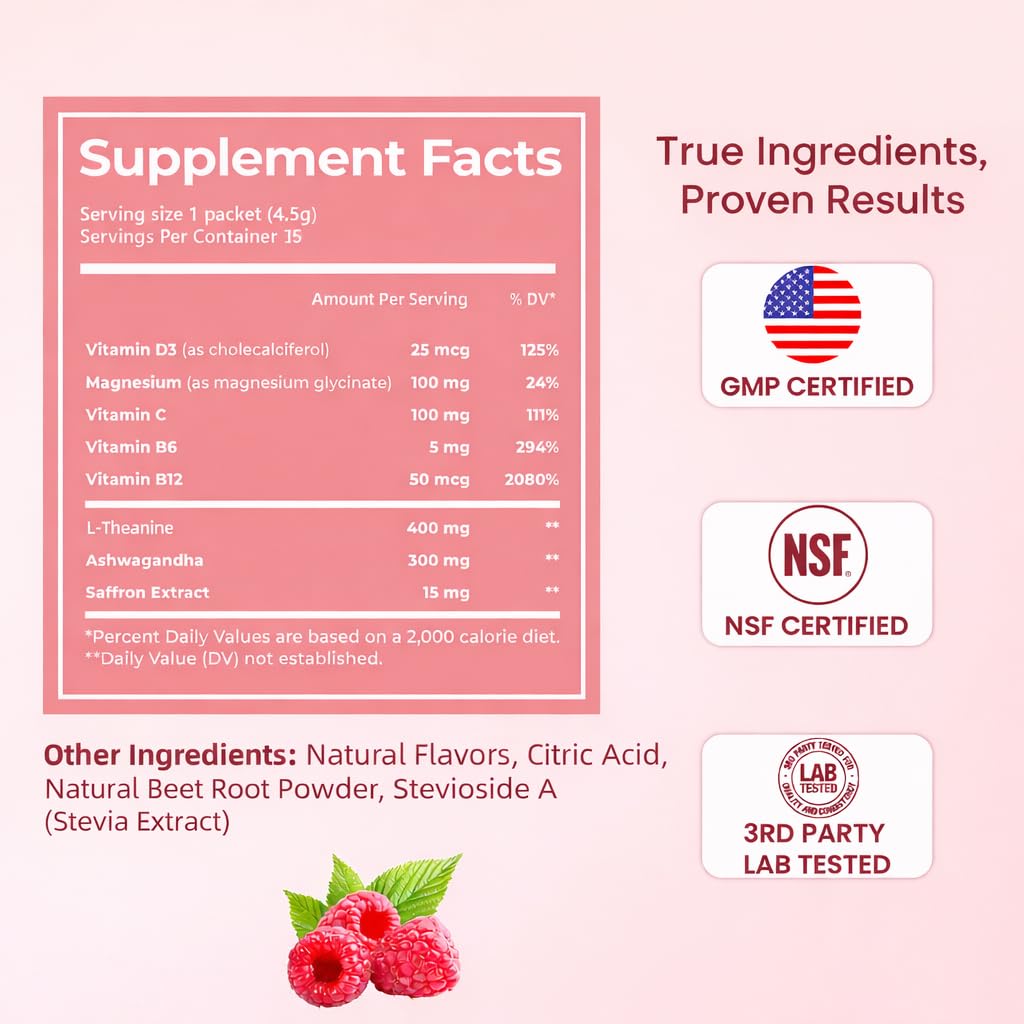 Natural magnesium supplement for stress relief