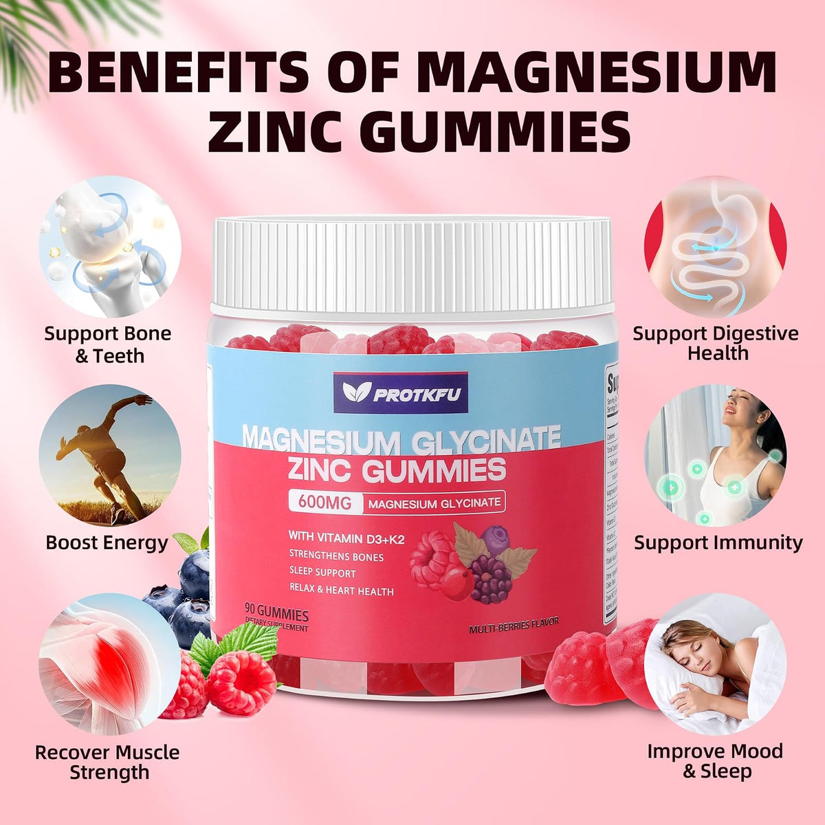 Natural magnesium supplement for stress relief