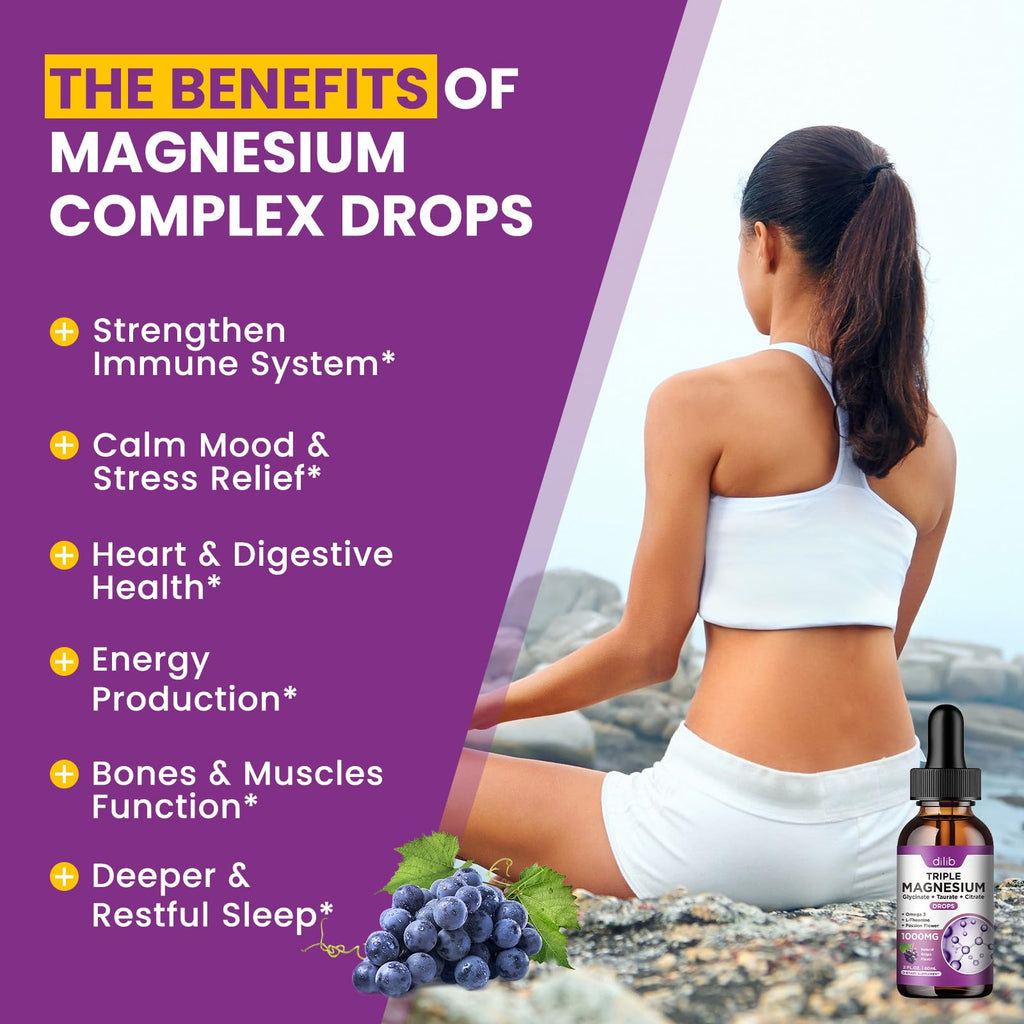 Natural magnesium supplement for stress relief