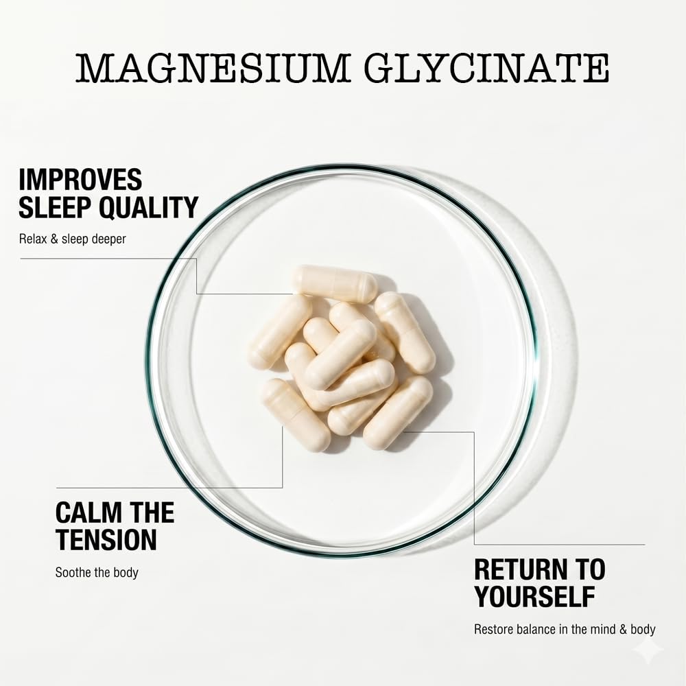 Natural magnesium supplement for stress relief