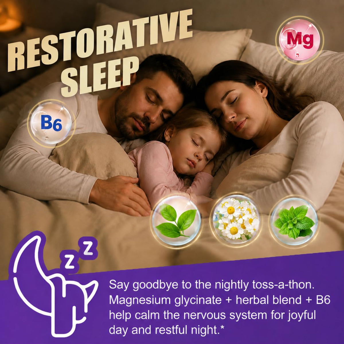 Natural magnesium supplement for stress relief