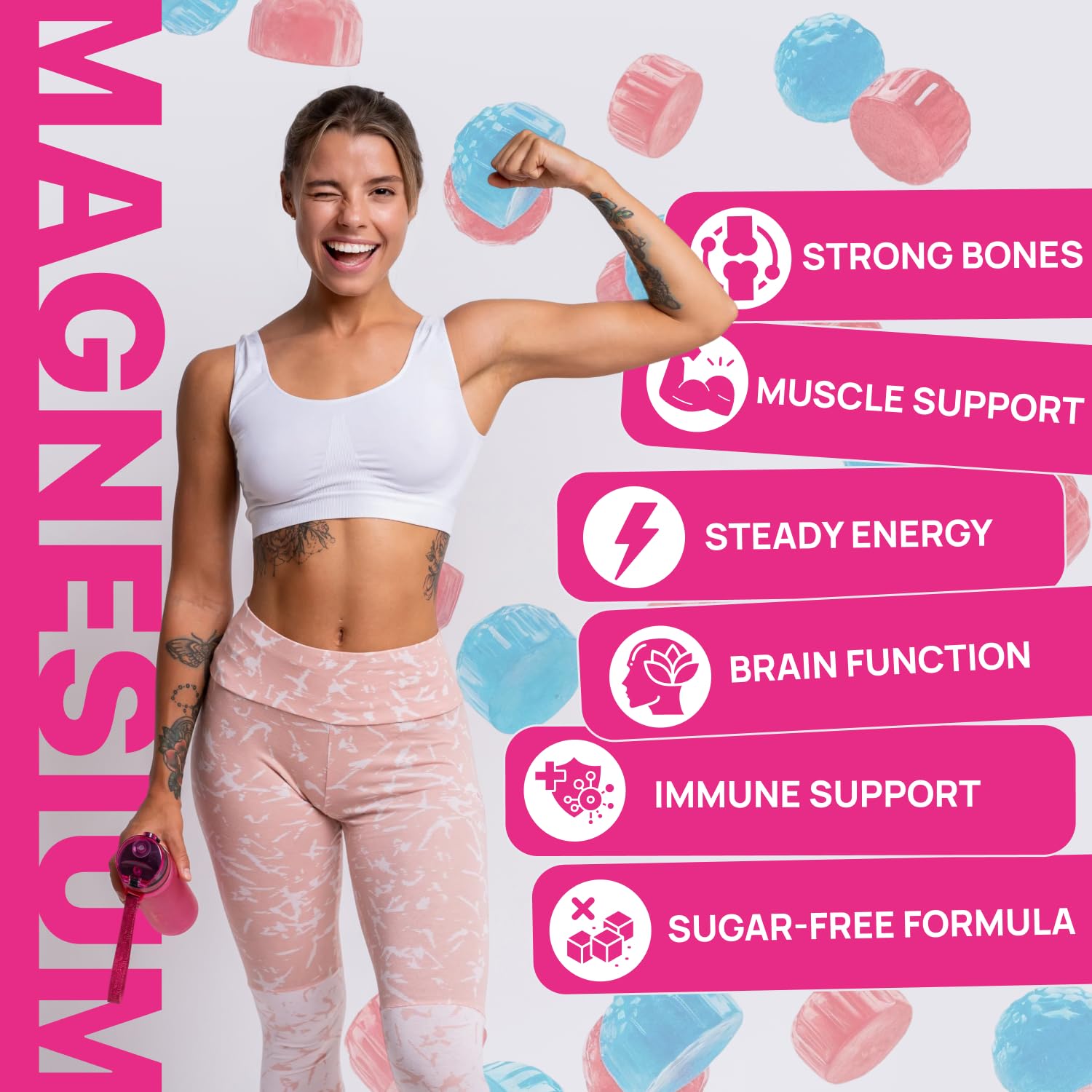 Natural magnesium supplement for stress relief