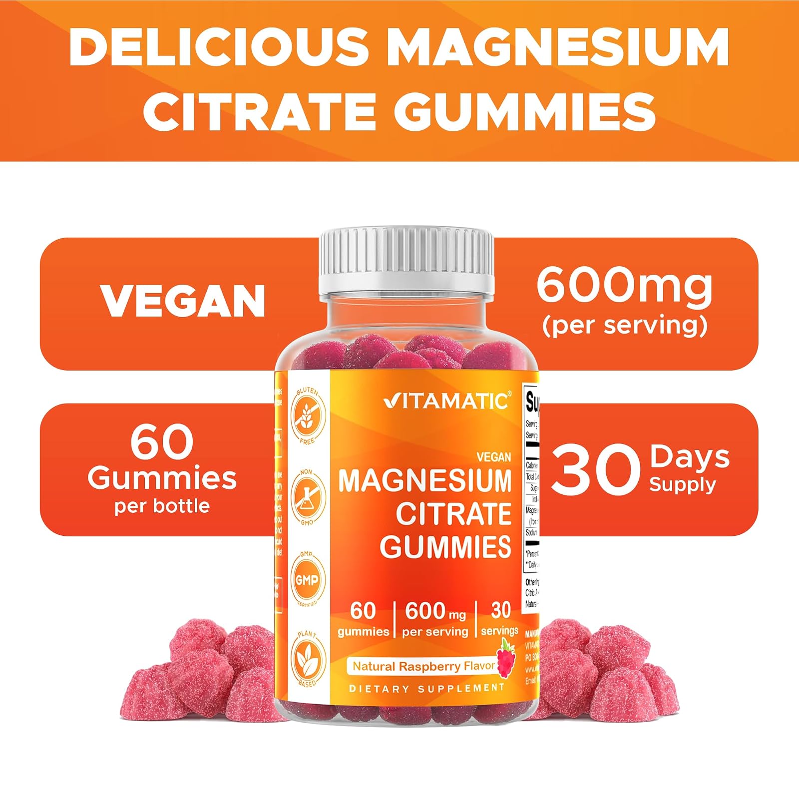 Natural magnesium supplement for stress relief
