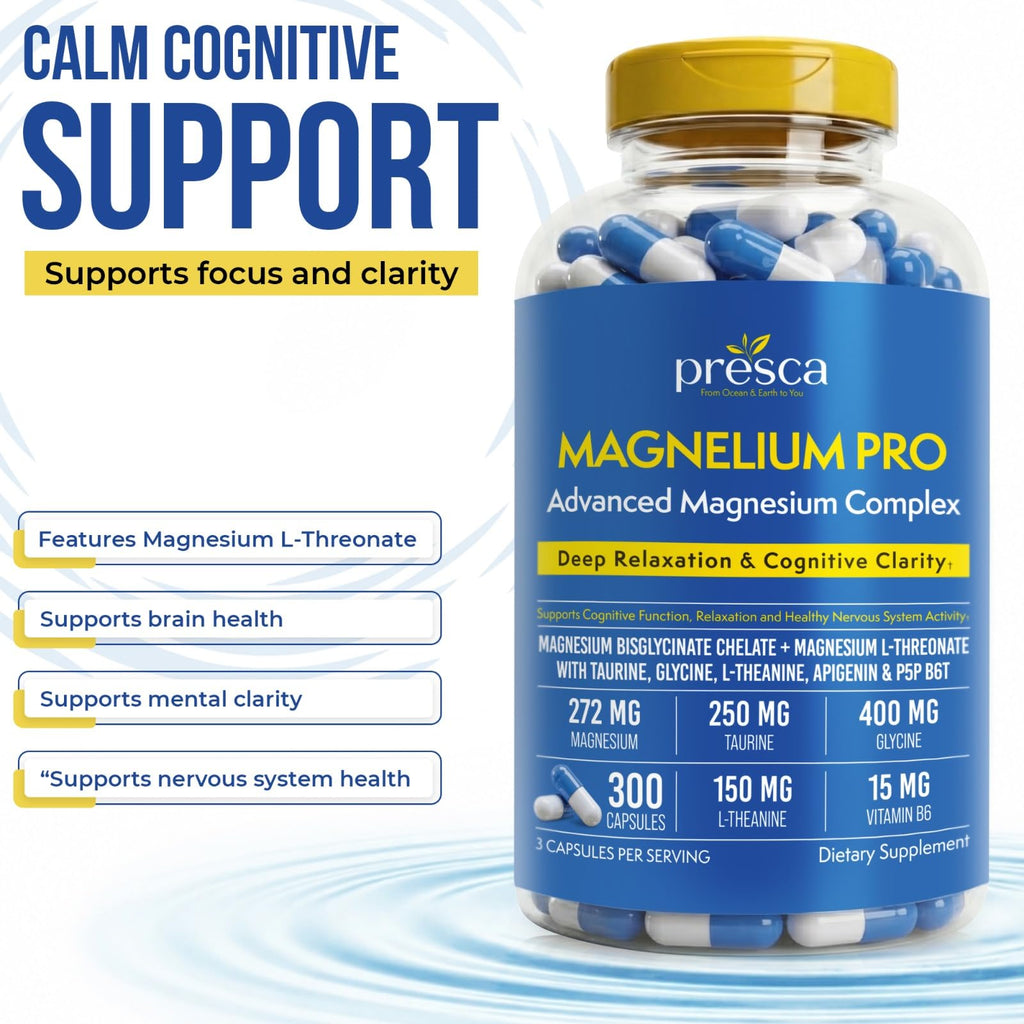 Natural magnesium supplement for stress relief