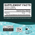 Natural magnesium supplement for stress relief