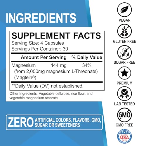 Natural magnesium supplement for stress relief