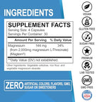 Natural magnesium supplement for stress relief