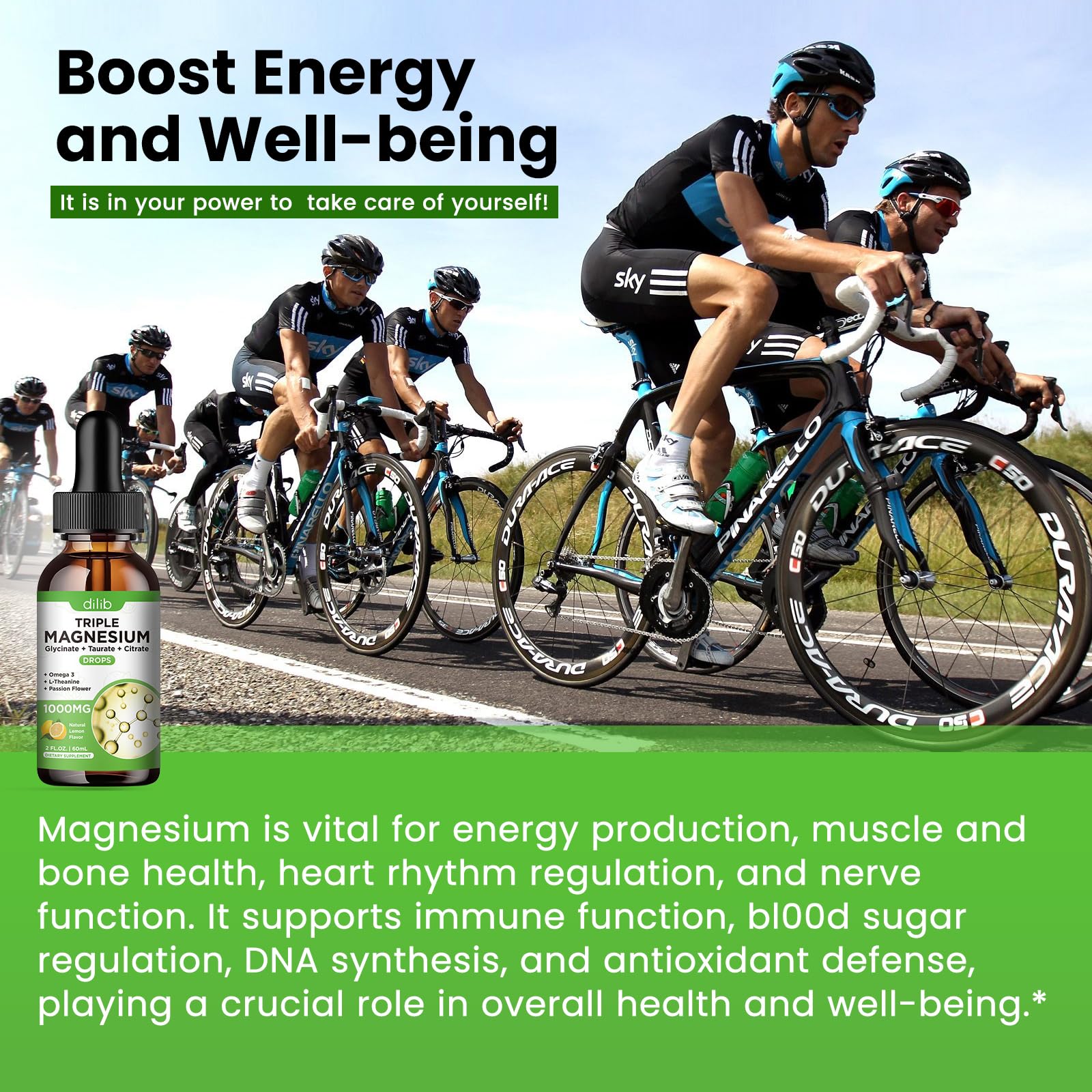 Natural magnesium supplement for stress relief
