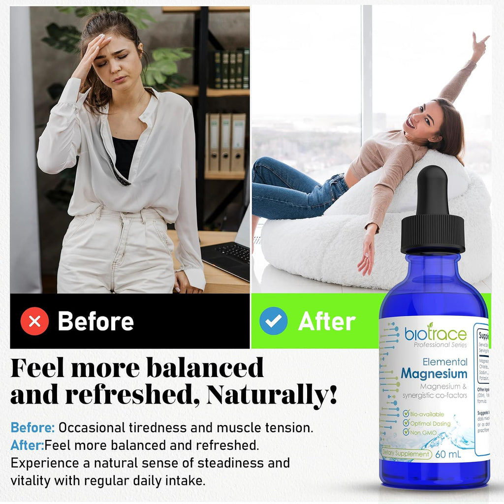Natural magnesium supplement for stress relief