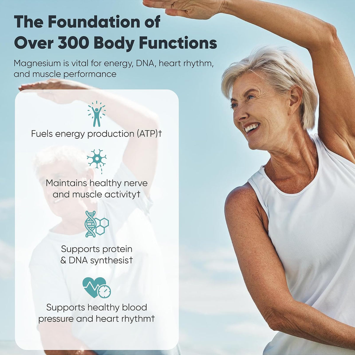 Natural magnesium supplement for stress relief