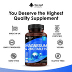 Natural magnesium supplement for stress relief