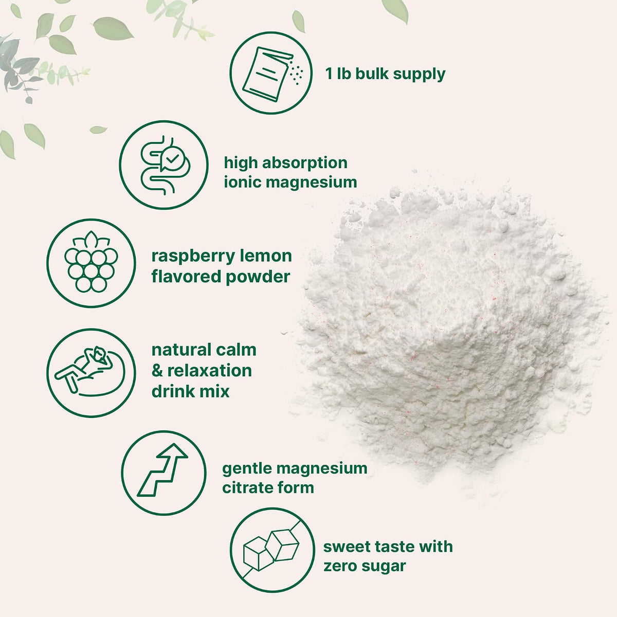 Natural magnesium supplement for stress relief