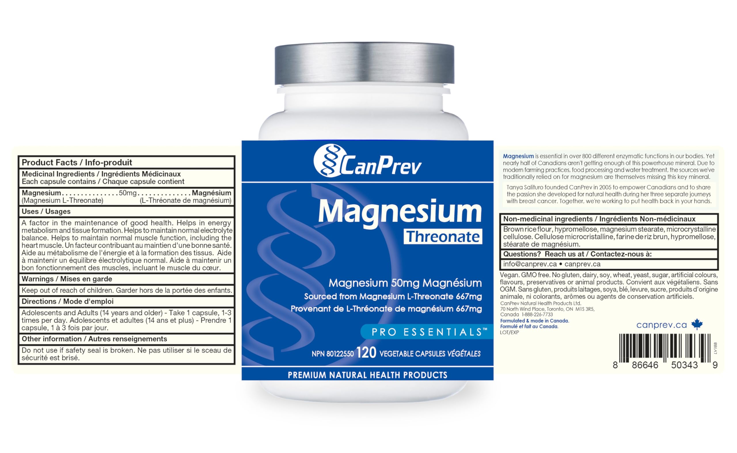 Natural magnesium supplement for vitality