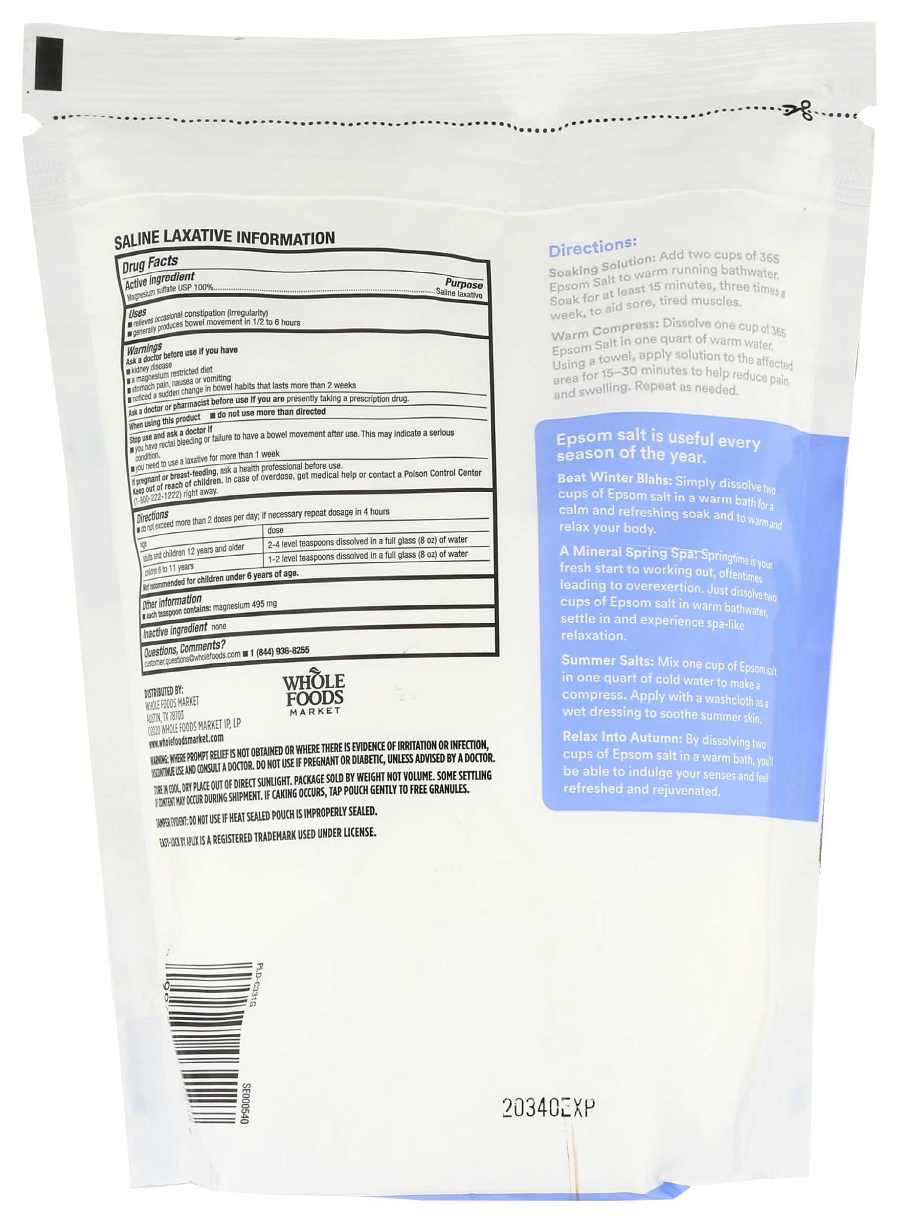 Natural magnesium supplement for wellness