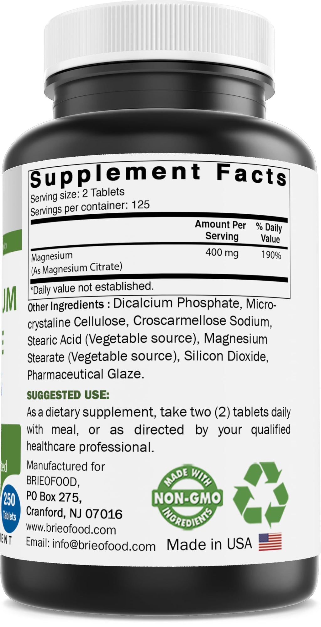 natural magnesium supplement for wellness