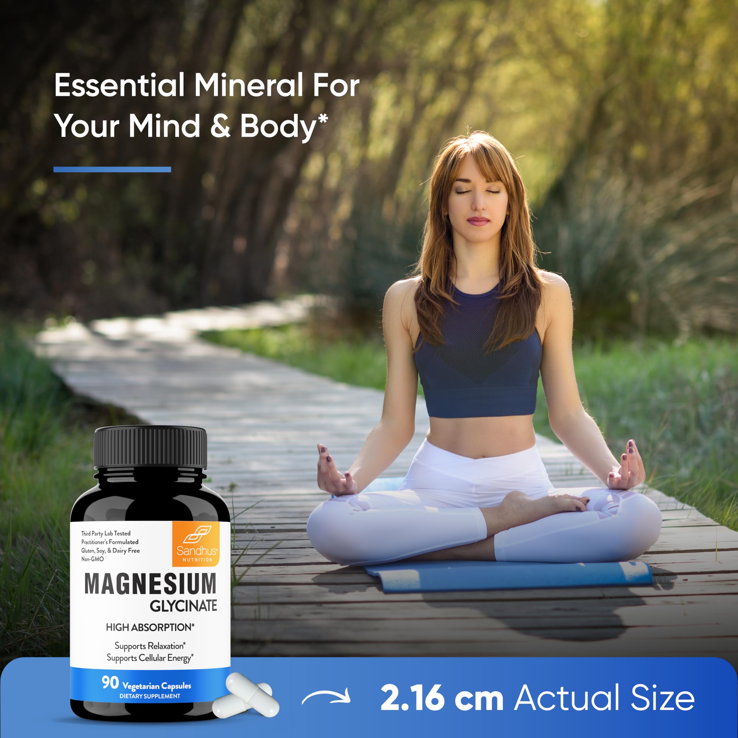 Natural magnesium supplement for wellness