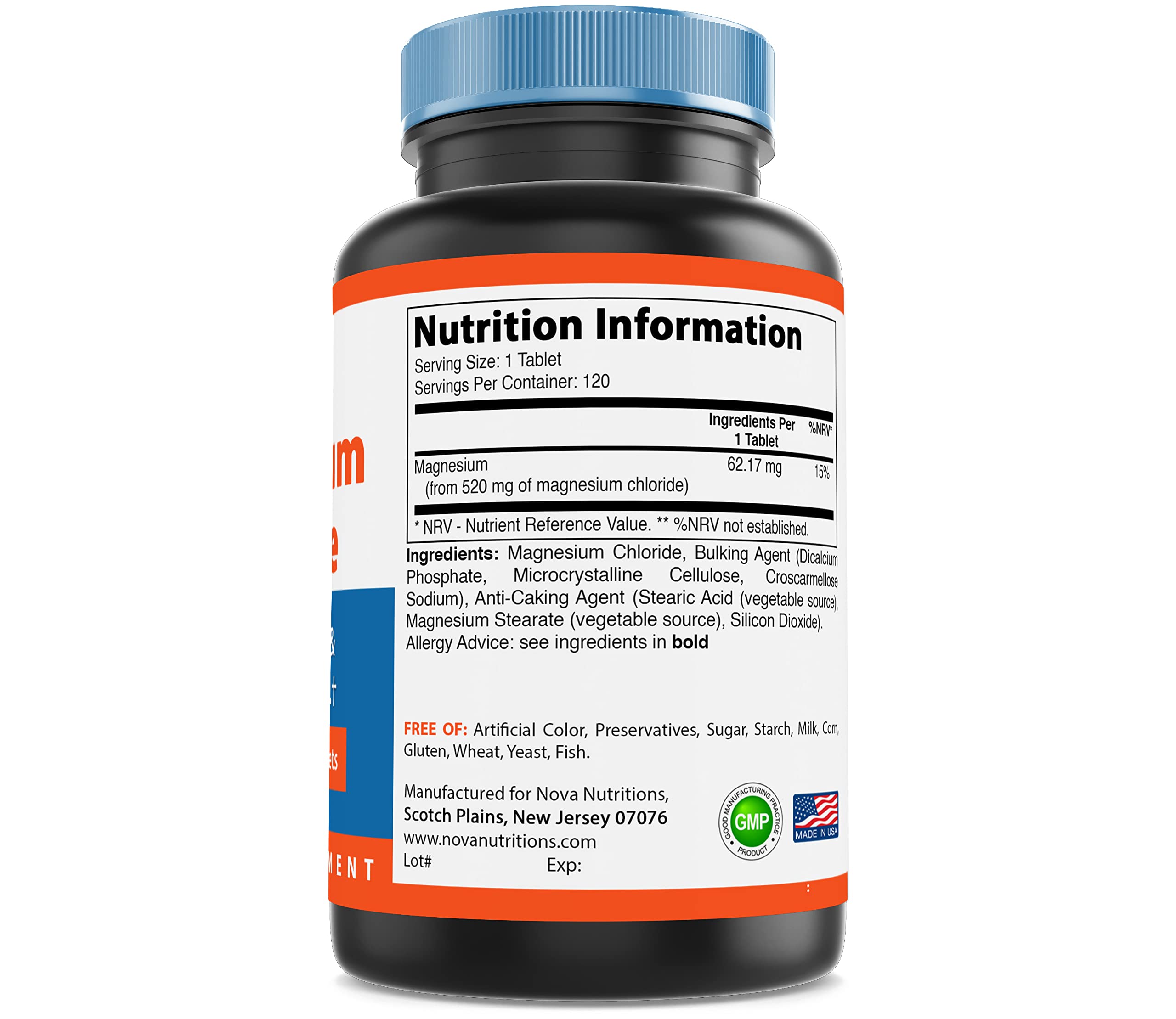 Natural magnesium supplement for wellness