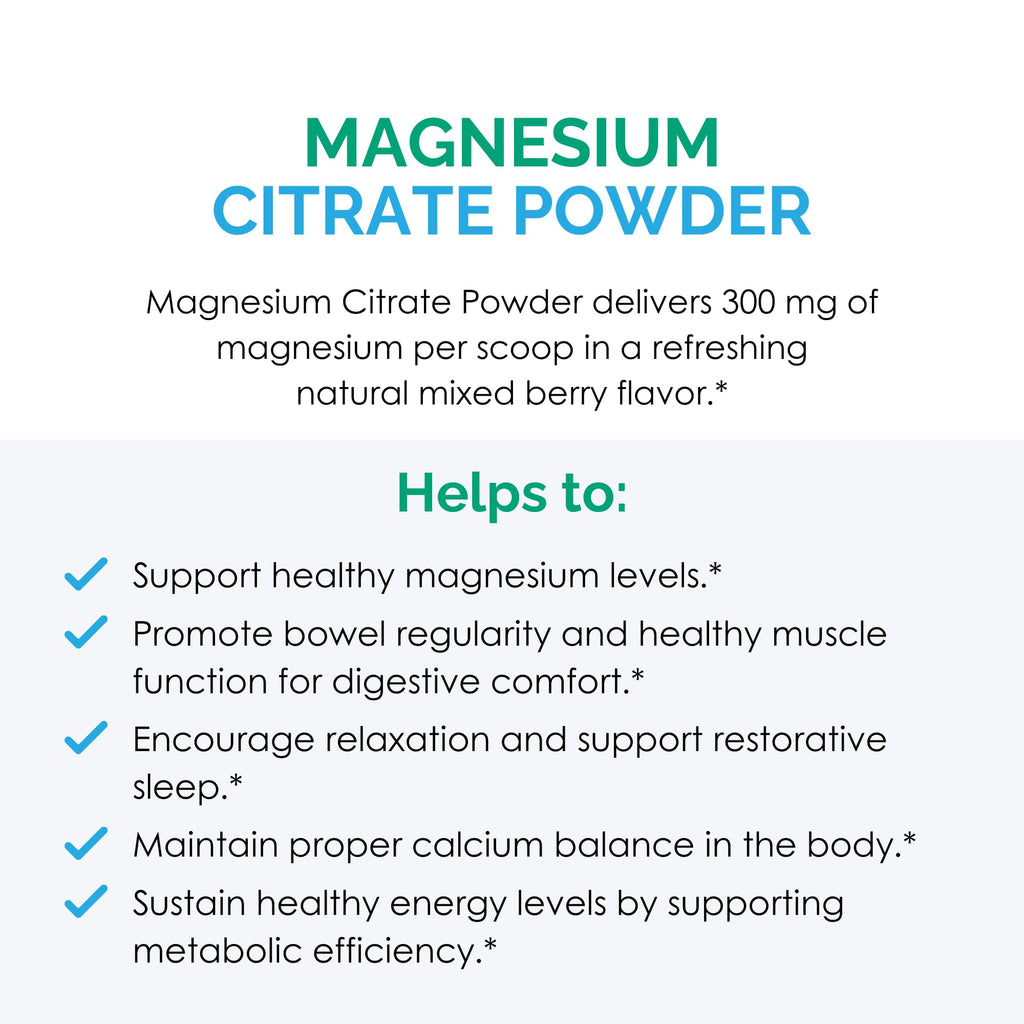 Natural magnesium supplement for wellness