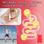 Natural magnesium supplement gummies for wellness